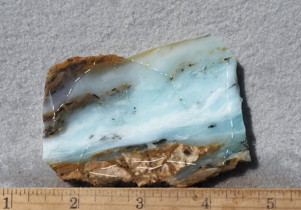 Peruvian Blue Opal Slab 282 – DD Rocks