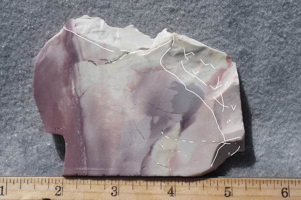 Hyacinth Porcelain Jasper Rock Slab 466 – DD Rocks