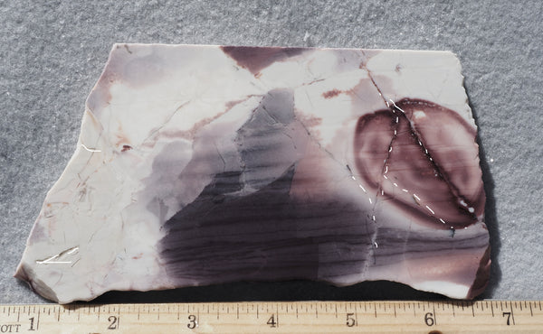 Hyacinth Porcelain Jasper Rock Slab 444 – DD Rocks