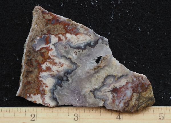 Blue Moon Plume Agate Slab 463 – DD Rocks