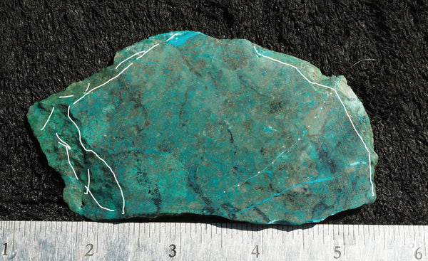 Chrysocolla Slab 90 – DD Rocks