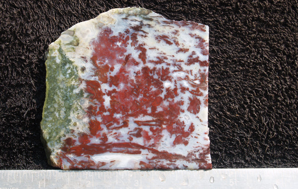 Red Lightning agate slab 34 – DD Rocks